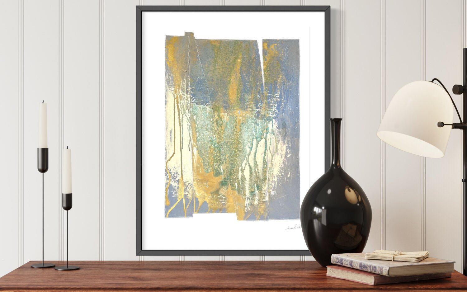 Refractions of Sea Moss by Susan Handau (2022) : Work on Paper Acrylic ...