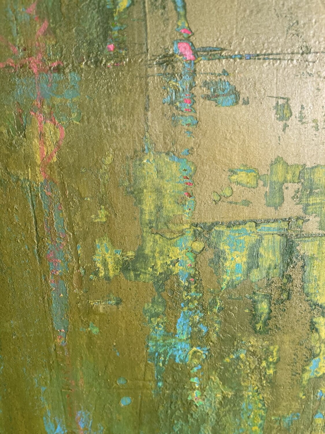 The Fractures Let the Light Enter You by Susan Handau (2022) : Painting ...