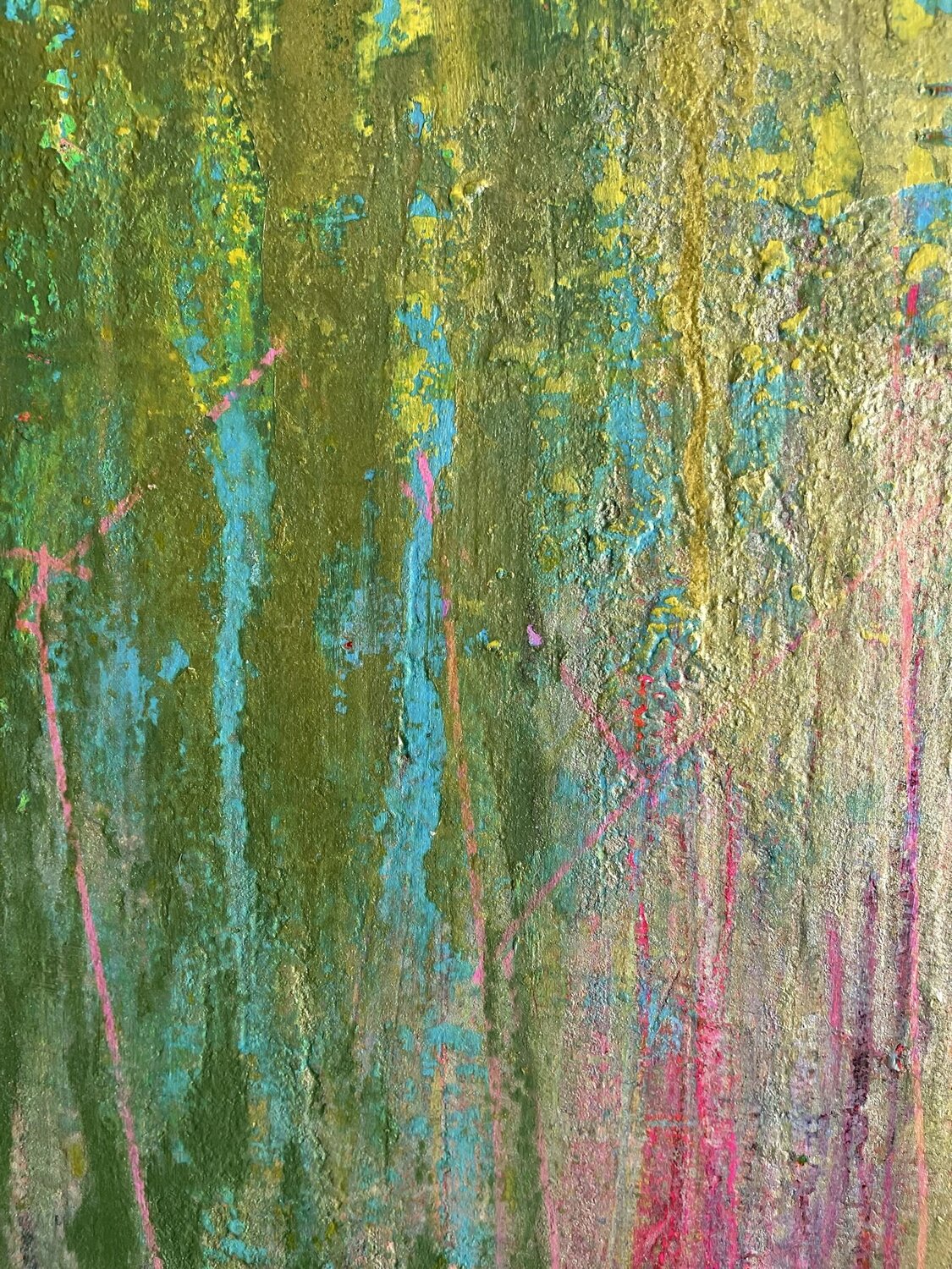 The Fractures Let the Light Enter You by Susan Handau (2022) : Painting ...