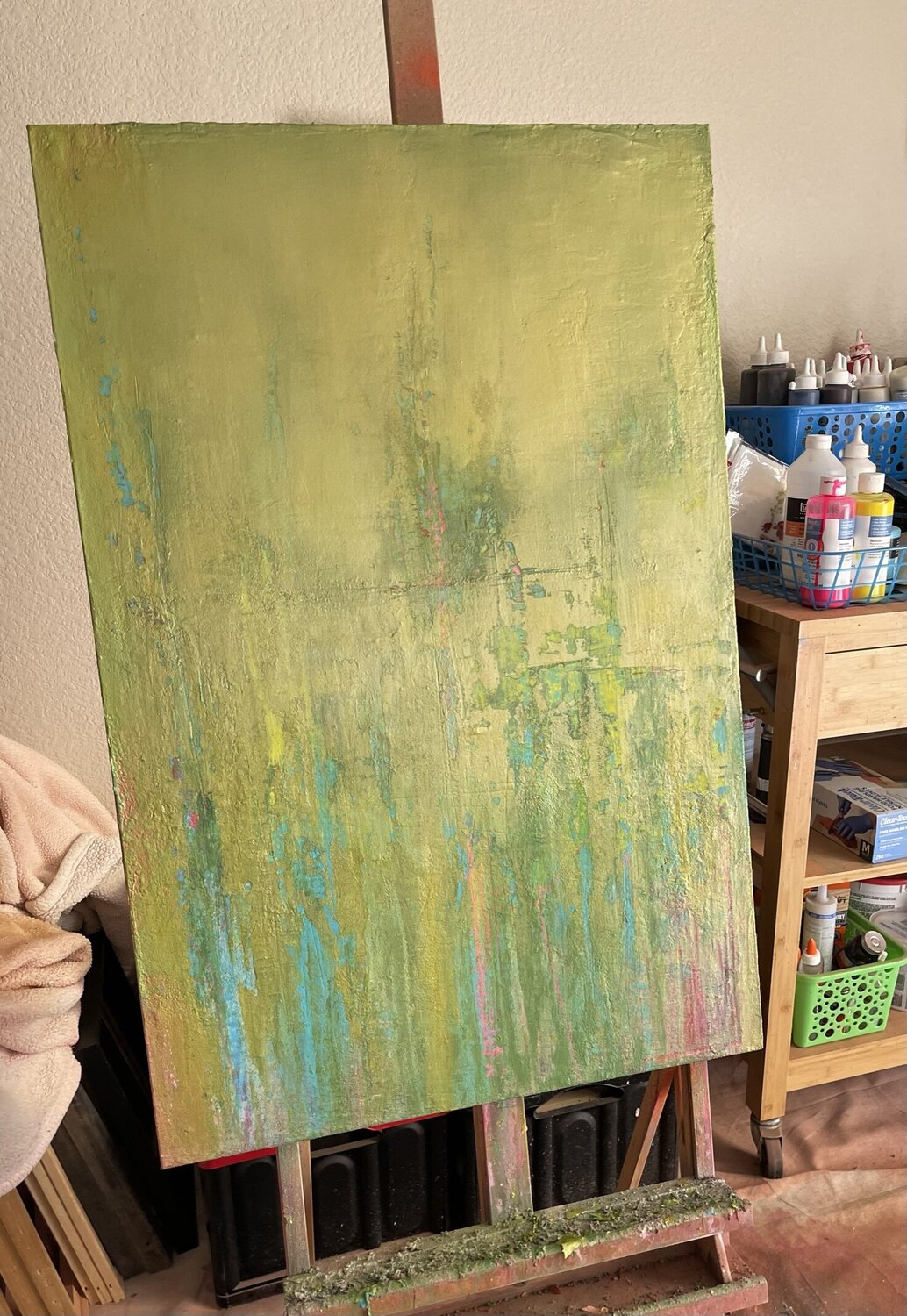 The Fractures Let the Light Enter You by Susan Handau (2022) : Painting ...