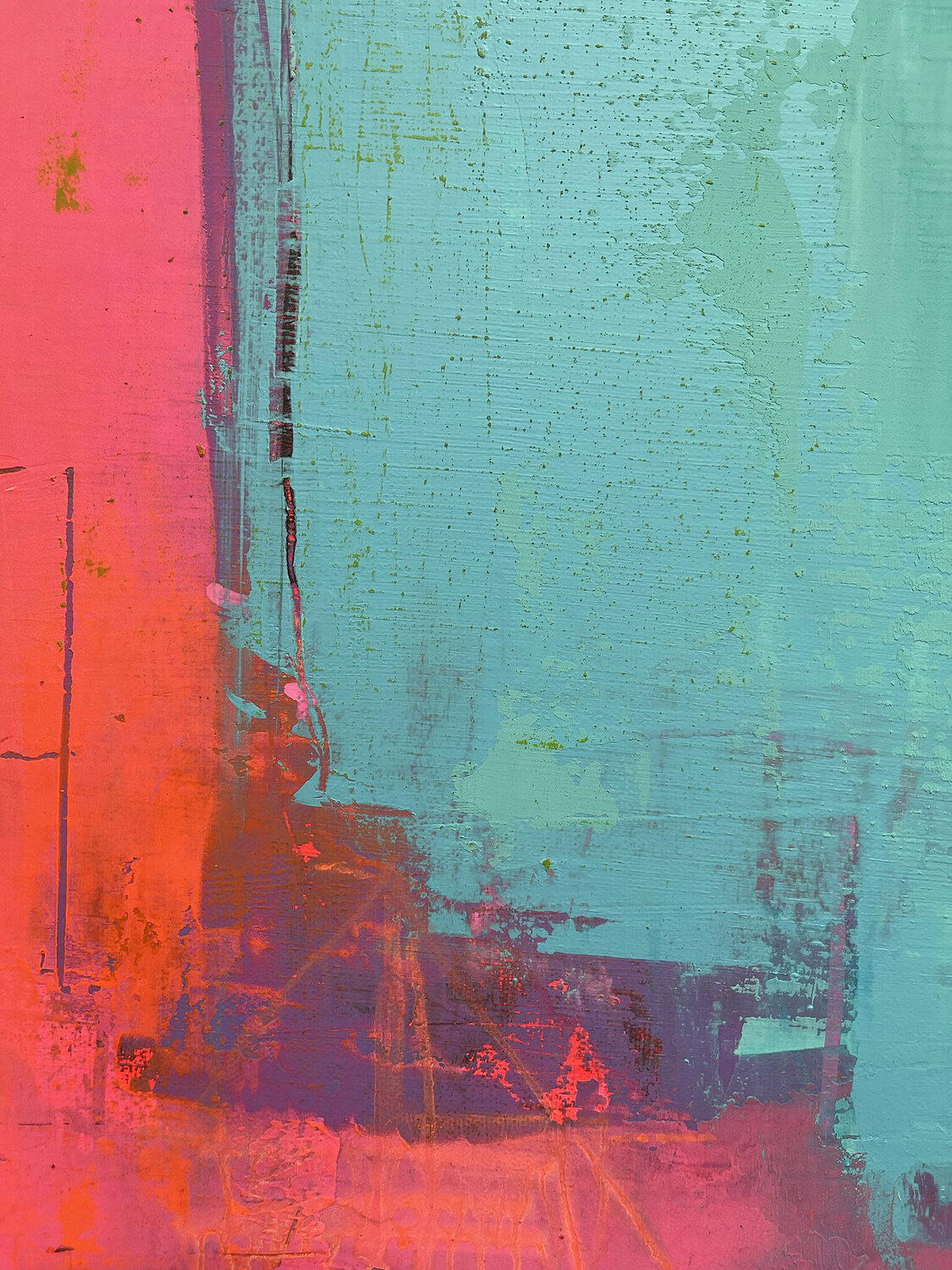 Balancing of Hues by Susan Handau (2023) : Painting Acrylic, Pen on ...