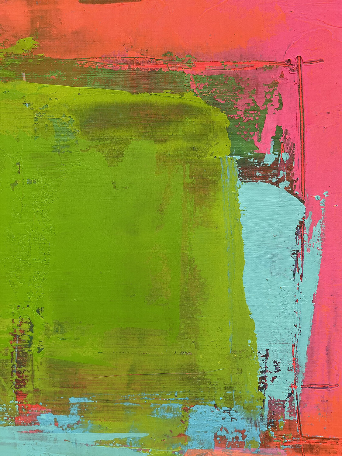 Balancing of Hues by Susan Handau (2023) : Painting Acrylic, Pen on ...