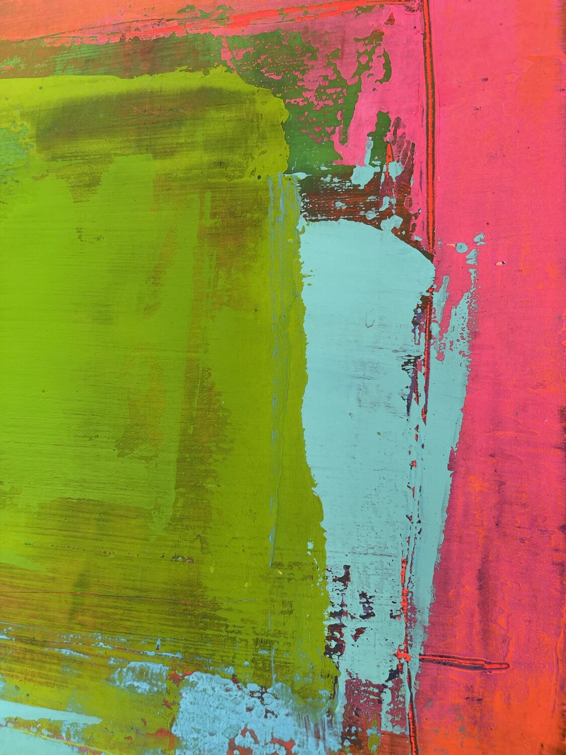 Balancing of Hues by Susan Handau (2023) : Painting Acrylic, Pen on ...