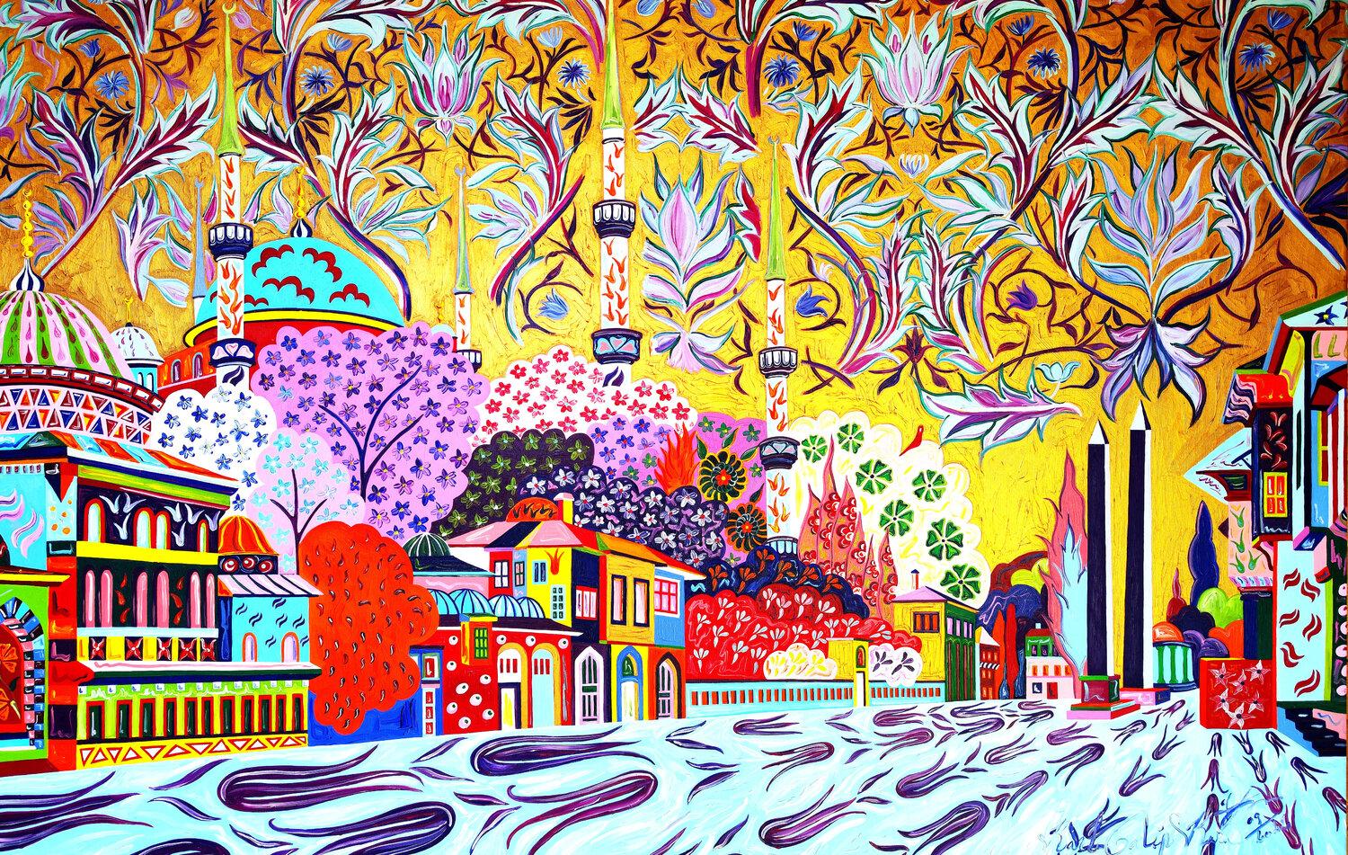 The Hippodrome of Constantine by Karl Talip Kara (2022) : Painting Oil ...