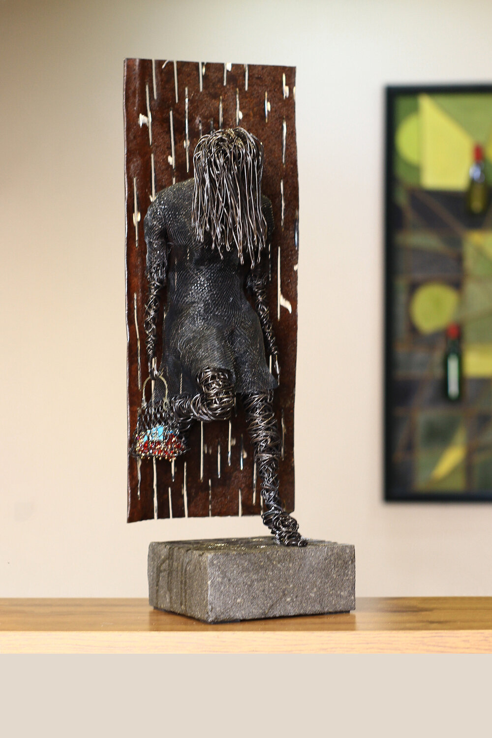 Fashionista 45x15x16cm 3.4kg Iron, Basalt by Karen Axikyan (2023 ...