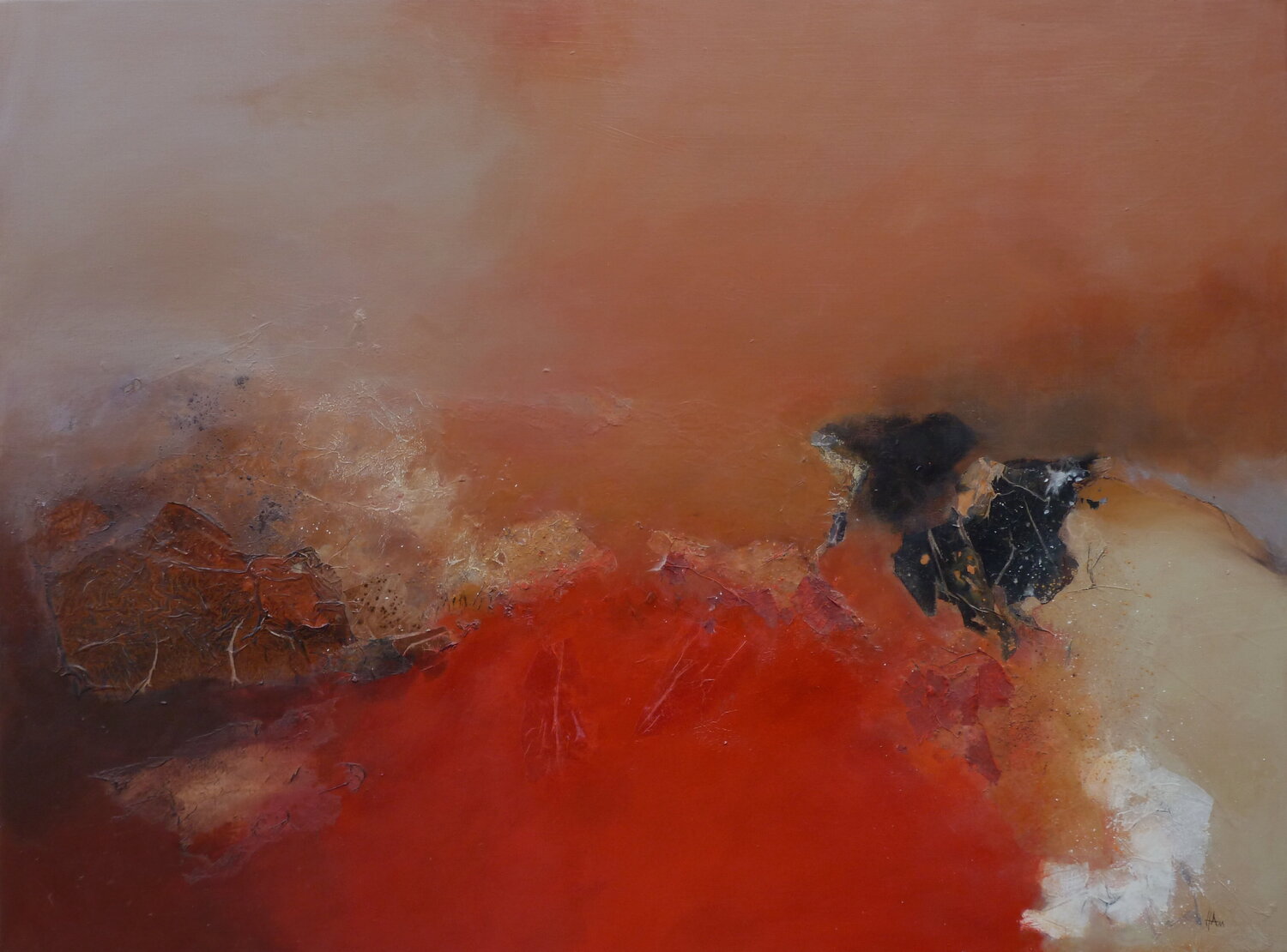 ENTRE DEUX ETERNITES by Han (2022) : Painting Acrylic, Collage on ...