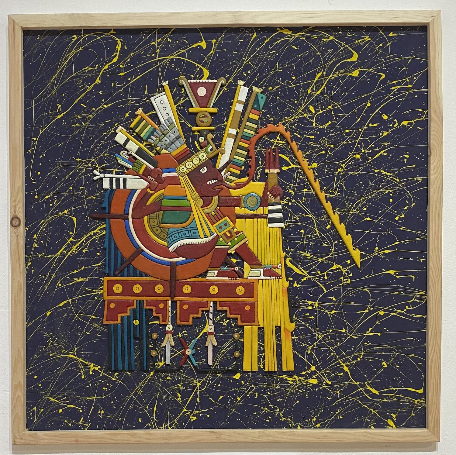 Tonatiuh-Quinto sol de Alfredo Diaz (2022): Pintura Óleo en Madera ...