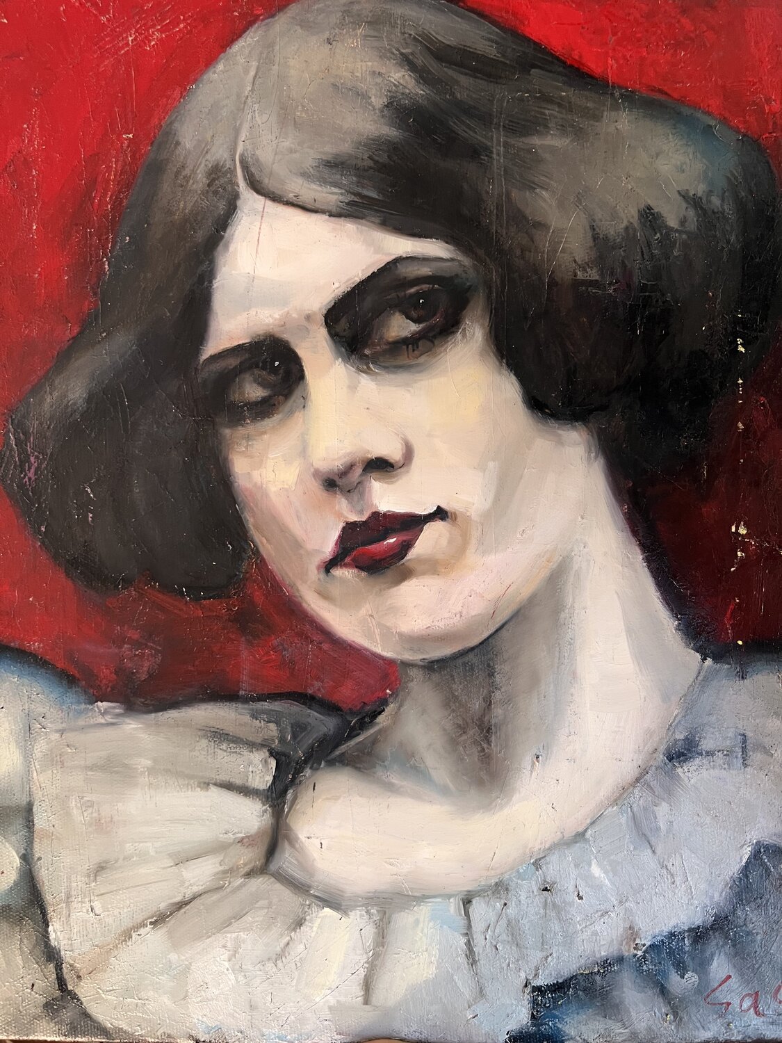 Prima von Liubou Sas (2023): Malerei Öl auf Leinwand - Singulart