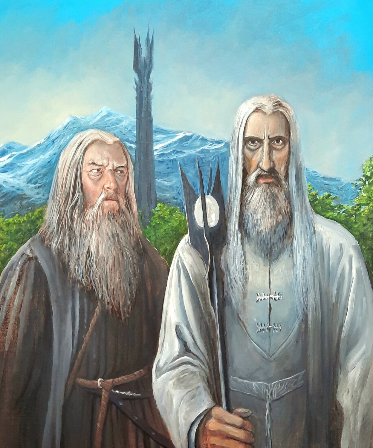 American Gothic Lord of the Rings Edition by Dmitry Yakhouski (2023 ...