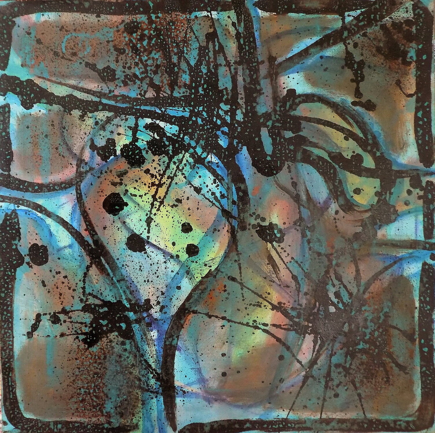 Heart-XXI (Homage to Jackson Pollock) by Stanislav Bojankov (2015 ...