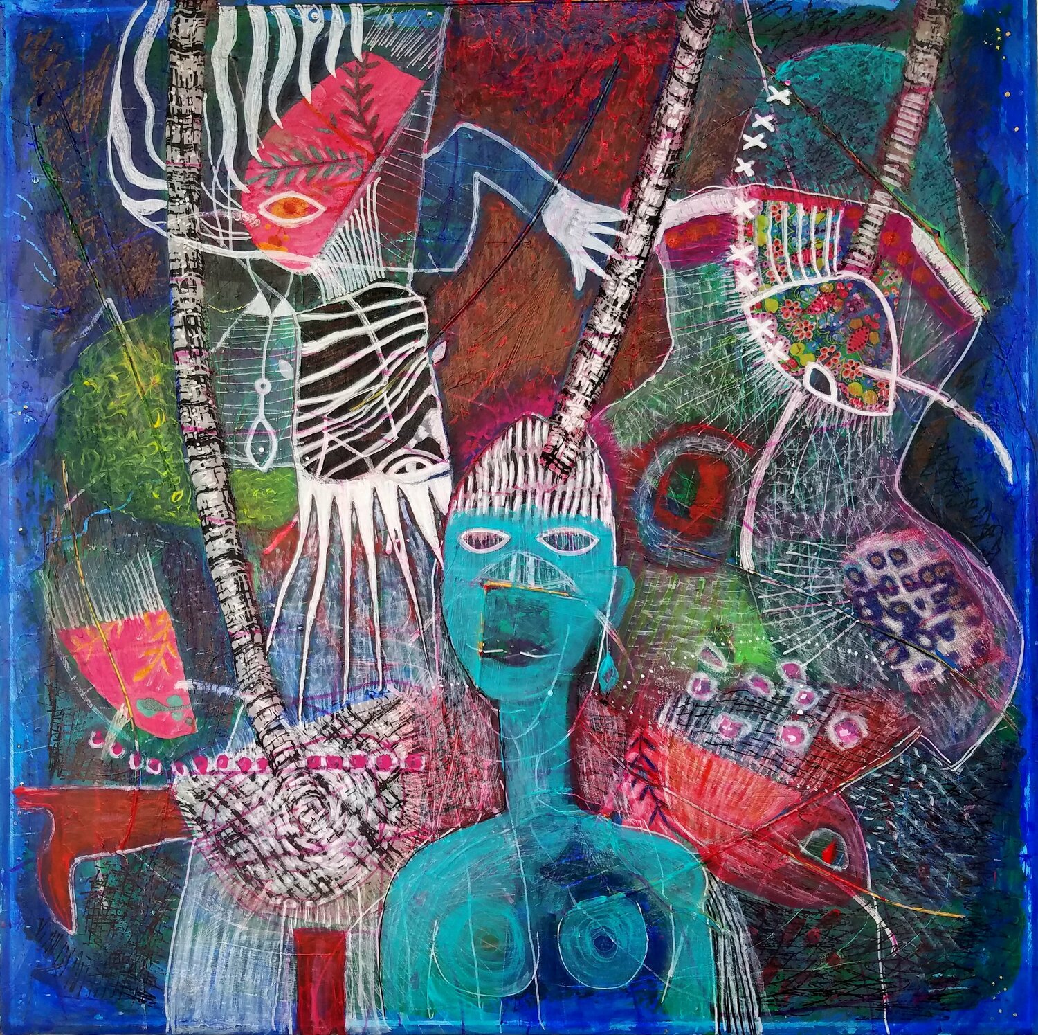 DER RAUM ZWISCHEN MANN UND FRAU by Eva Dahn Rubin (2018) : Painting ...