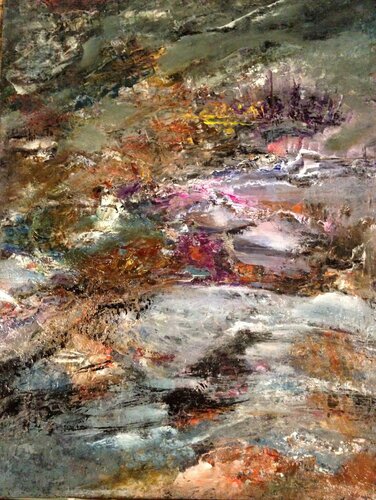 Terra Incognita III by Marie T. Roche (2022) : Work on Paper Oil, India ...