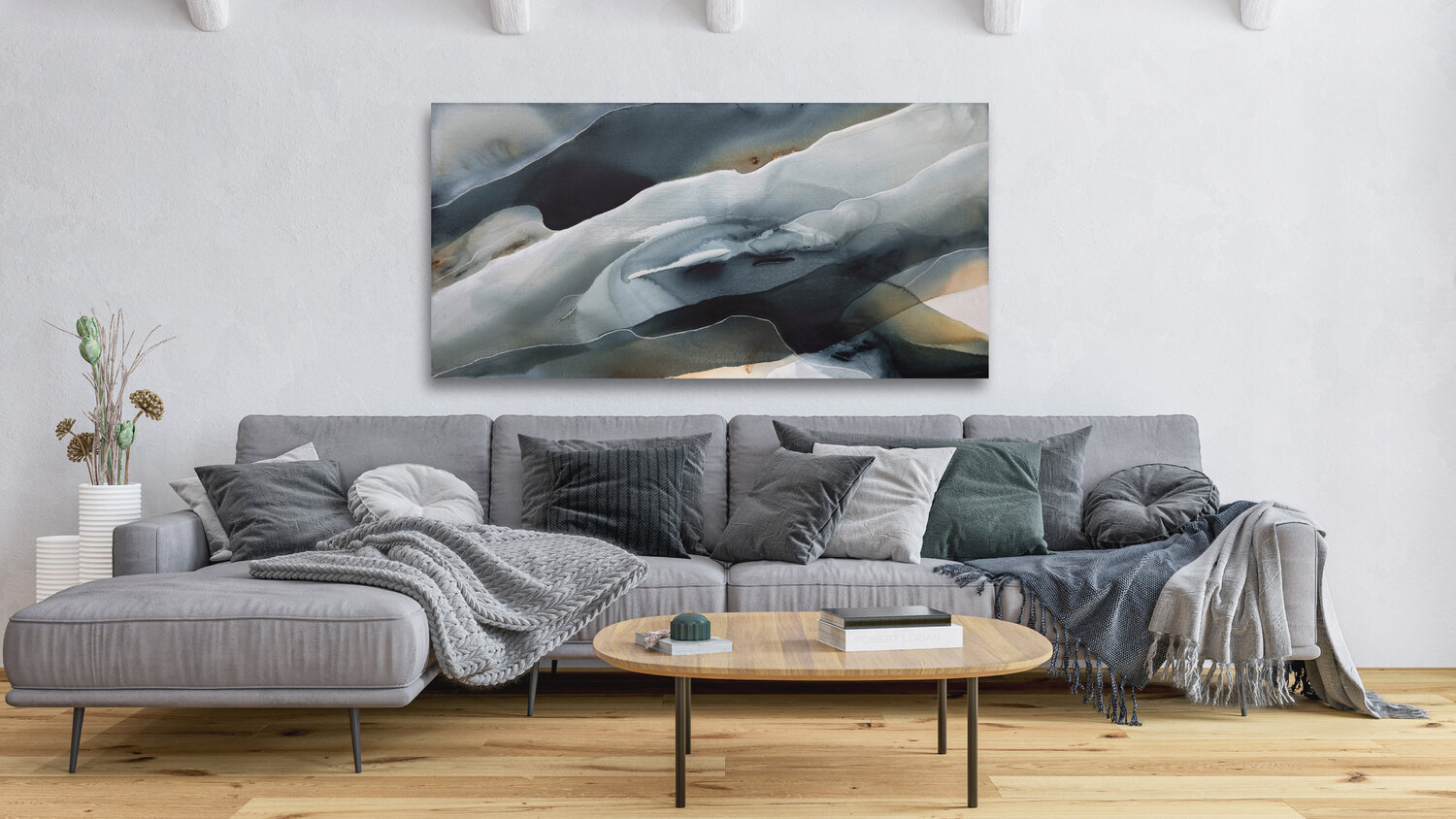 Undercurrent de Dinah Wakefield (2026) : Peinture Acrylique, Pastel sur ...