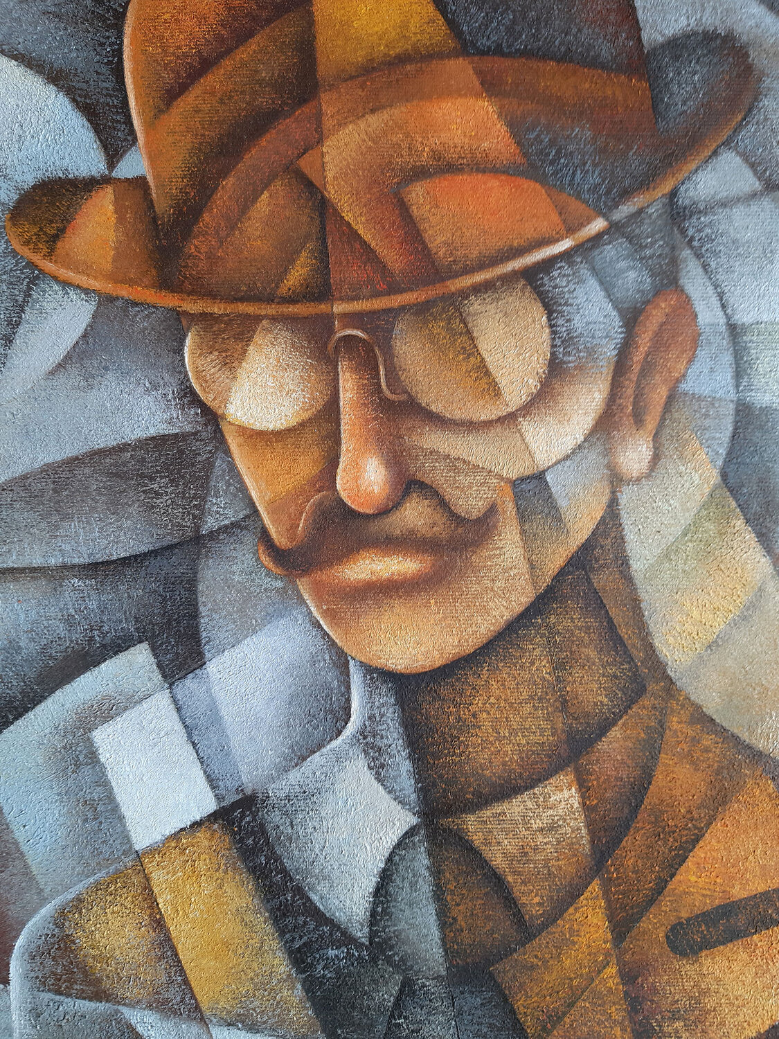 The Sacred Geometry of Chance von Eugene Ivanov (2024): Malerei Öl auf ...