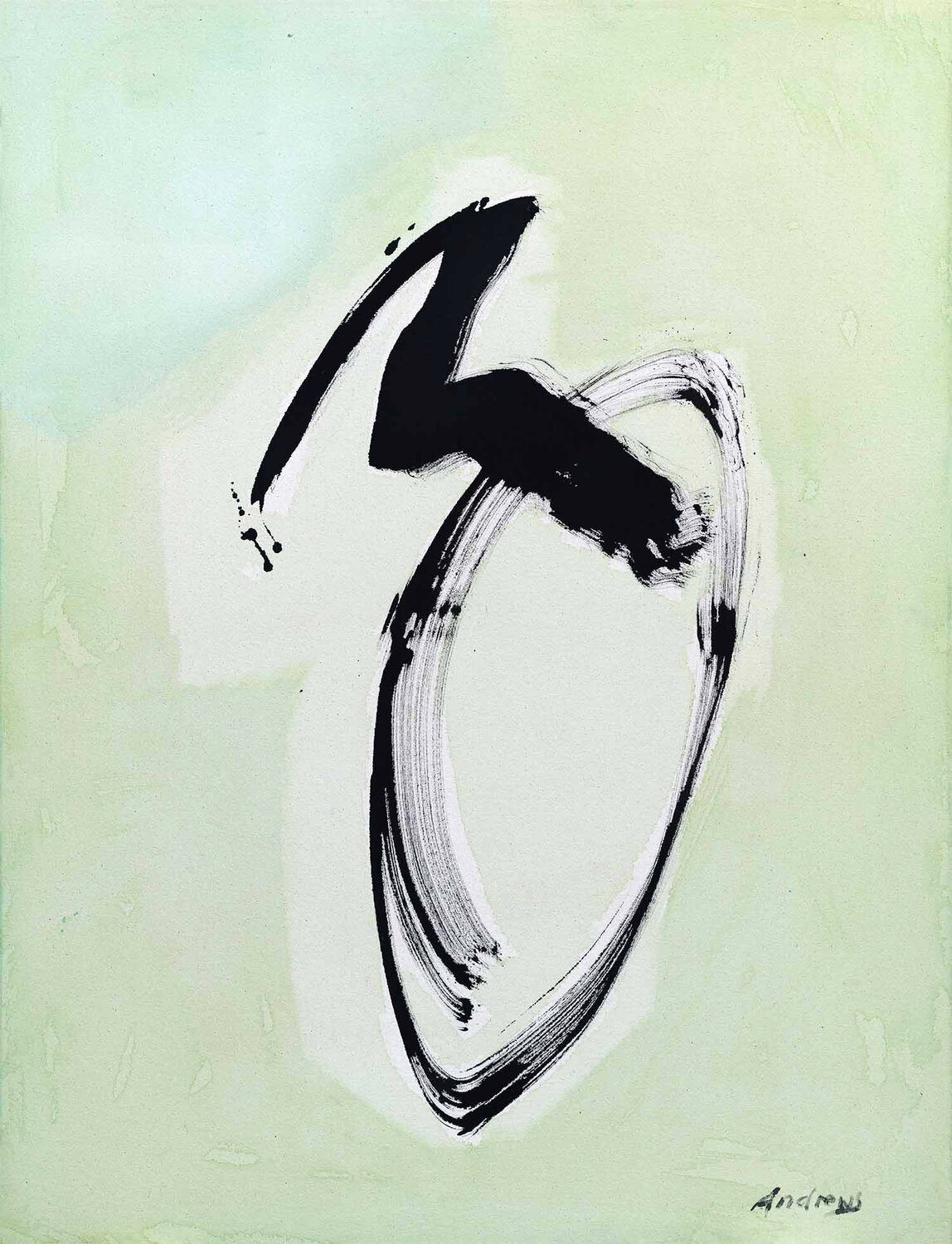 Gesto 1 by Annabel Andrews (2023) : Painting Acrylic, Watercolor on ...