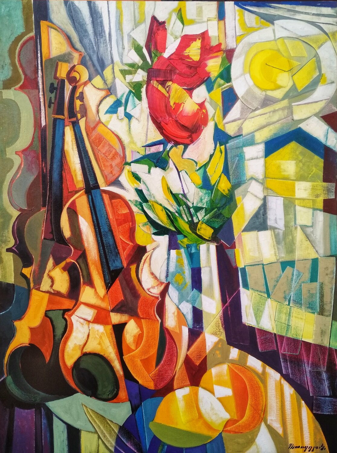 Cubism Violin