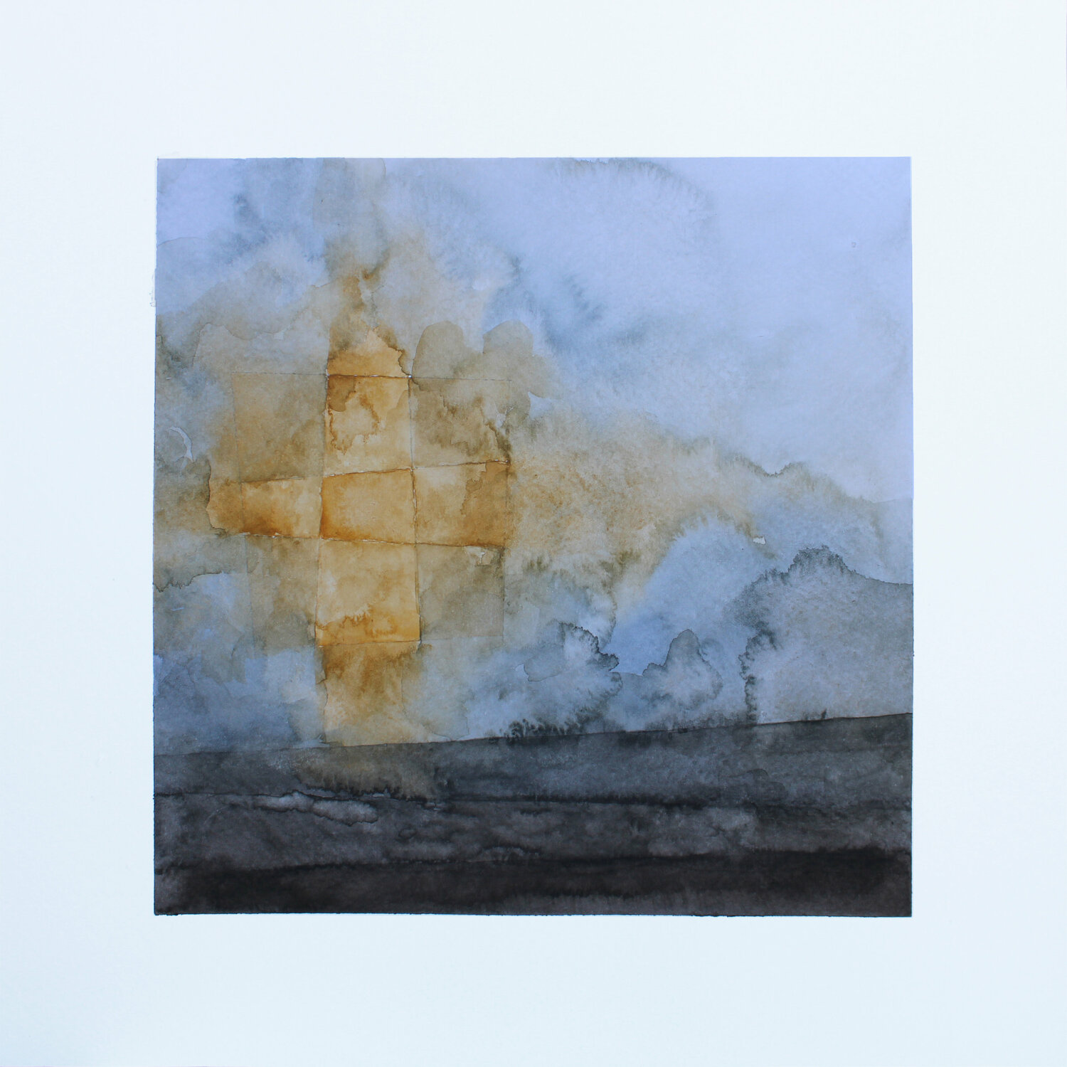 07:21 by Marija Nikolic (2021) : Work on Paper Watercolor on Paper ...