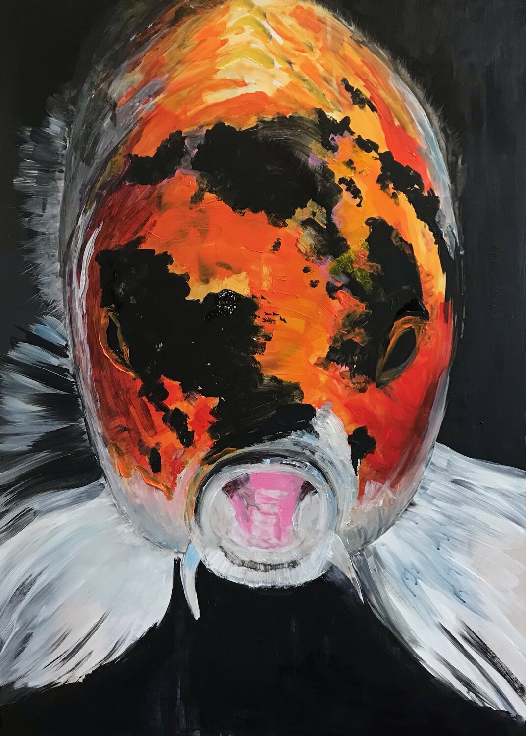 Abstract Koi Painting