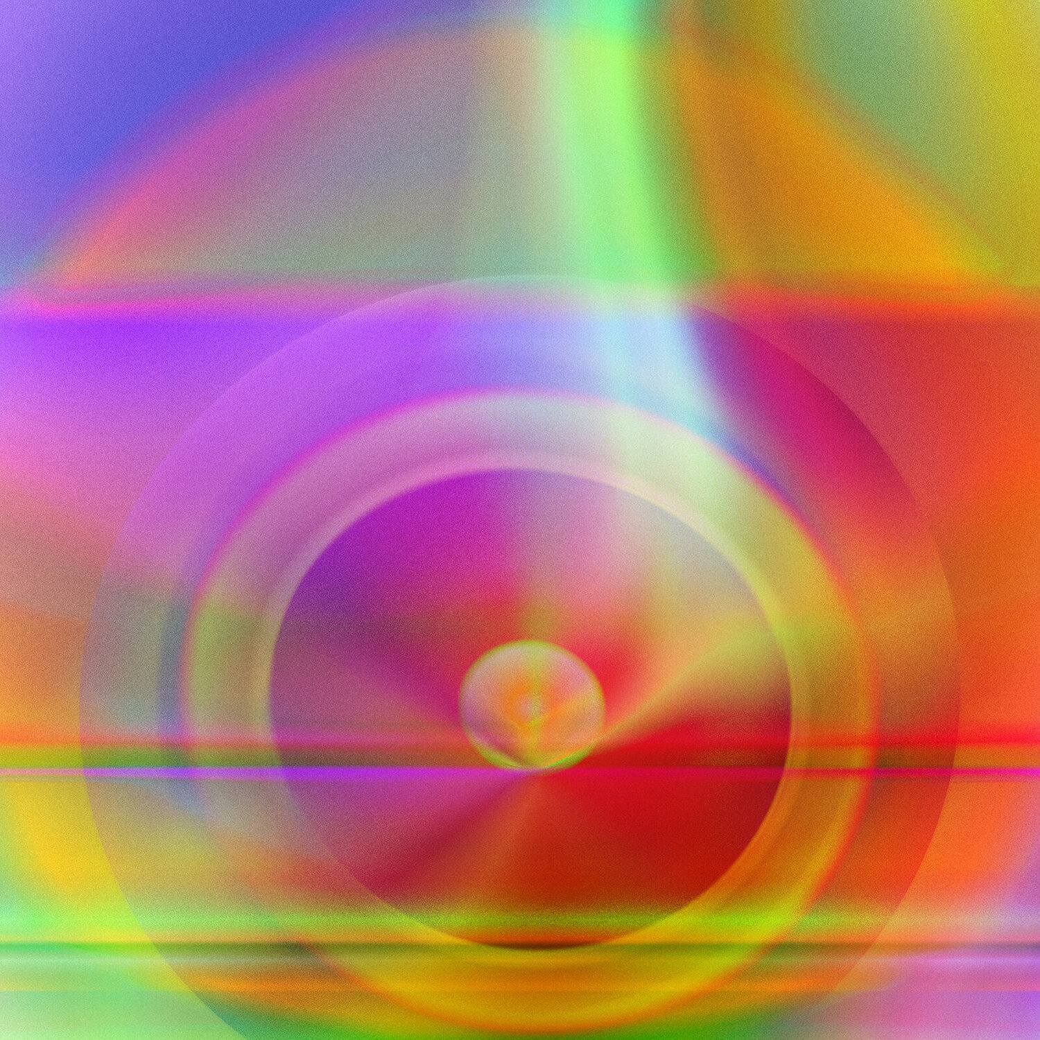 Boreal orange von Mahnaz Doustikhah (2023): Druck Giclée-Druck auf Papier - Singulart