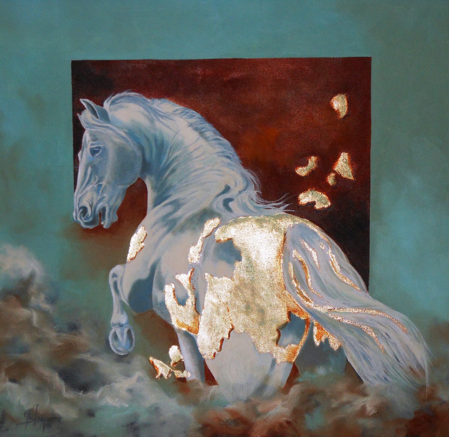 Aggressive Horse Art