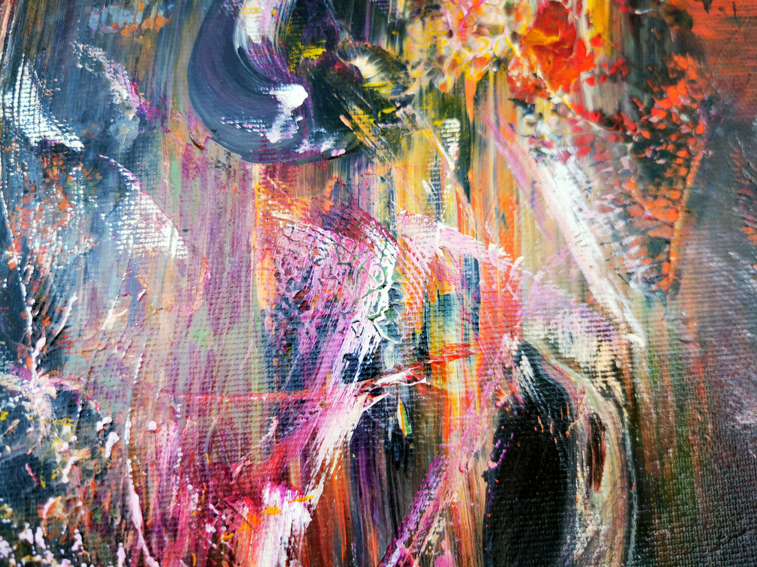 Framed autumn melancholia still life metaphysical painting by O KLOSKA ...