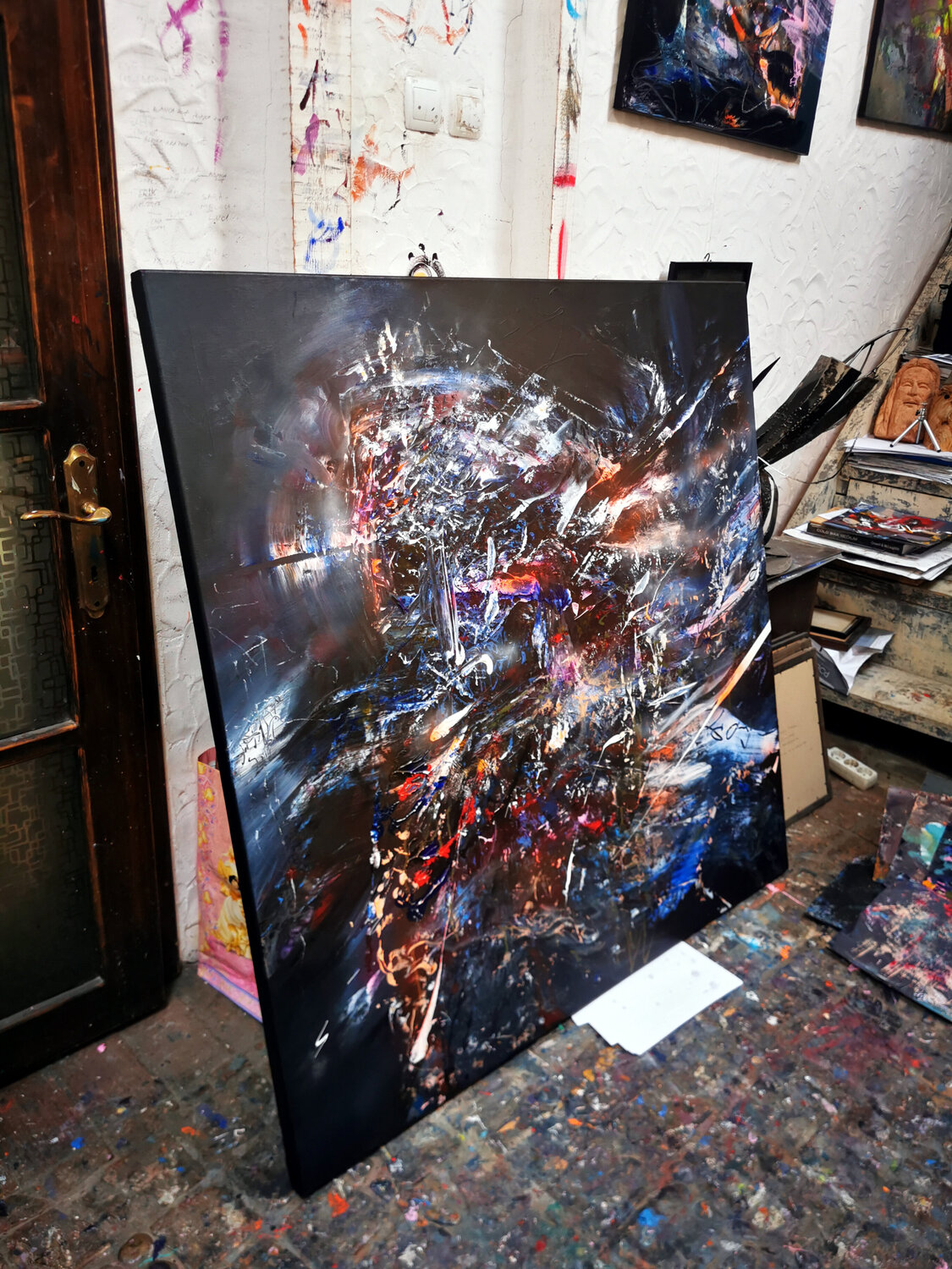 Large scale oneiric abstract angel spiritual art by master O Kloska by ...