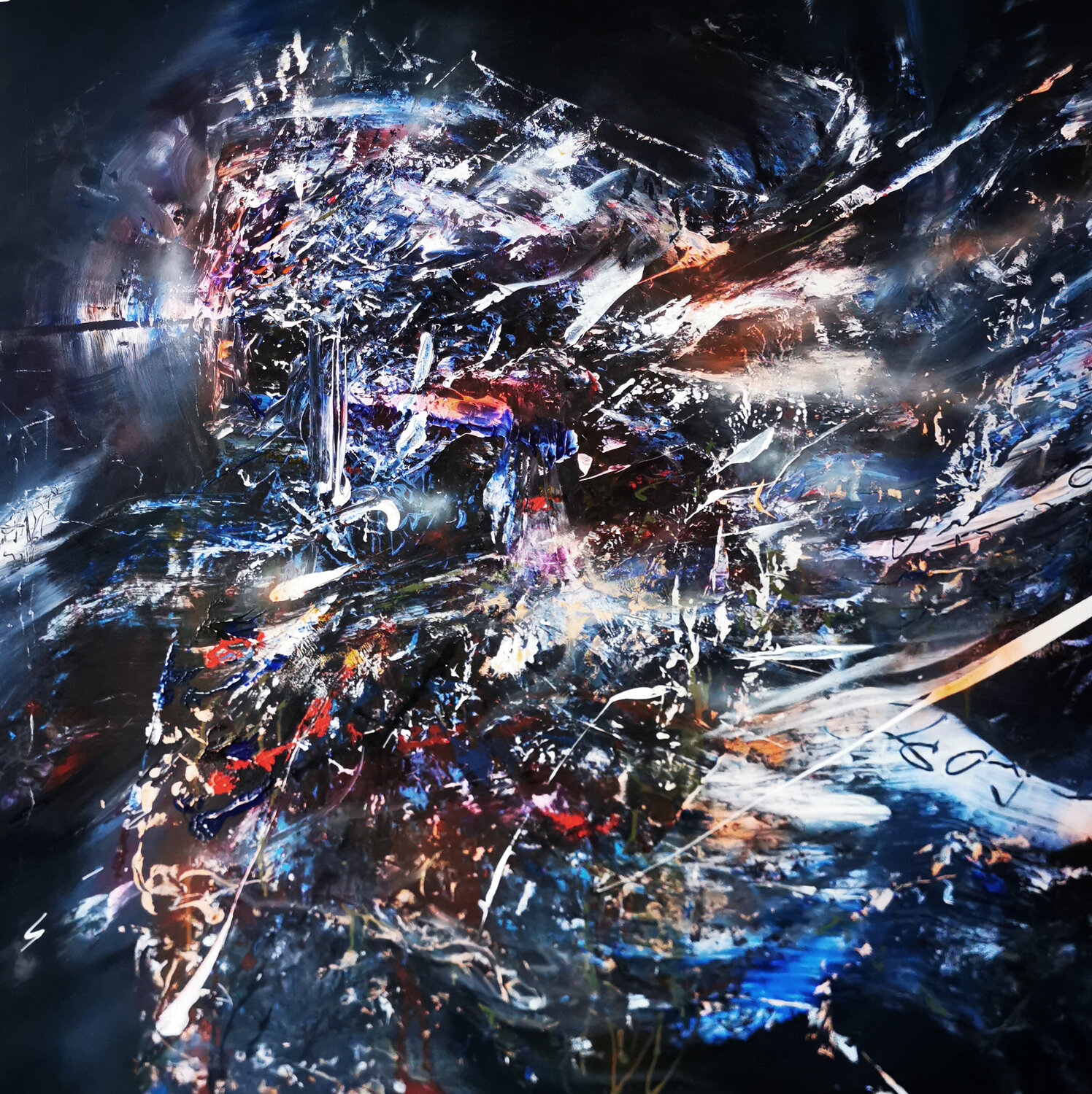 Large scale oneiric abstract angel spiritual art by master O Kloska by ...
