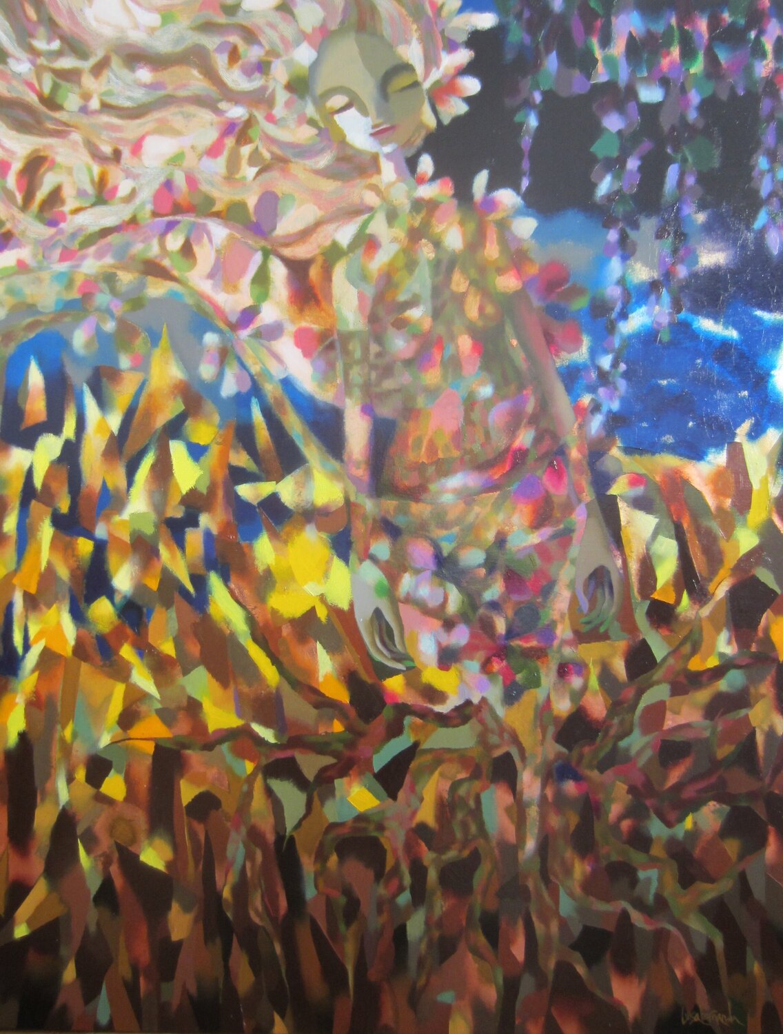 Terre arrachée de Luisa Fernanda DEBARNOT (2023): Pintura Óleo, Dorados ...