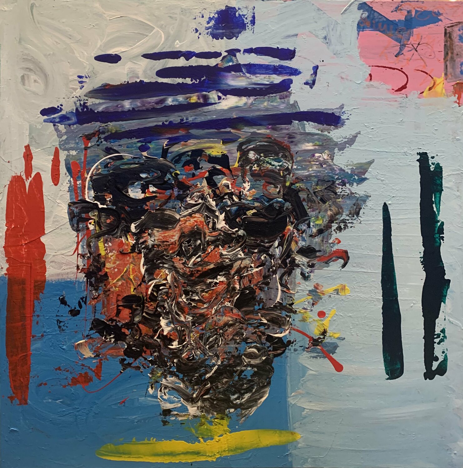 The embodiment of creation by Dr R (2020) : Painting Acrylic, Oil on ...