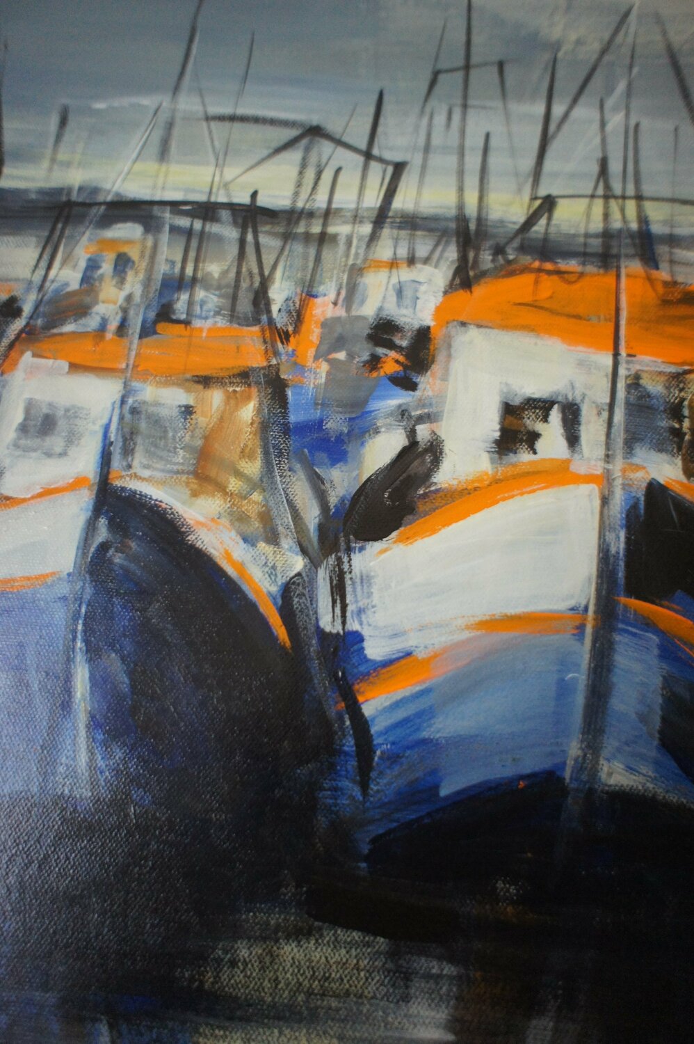 Danse avec la mer by Marie Ferrand (2018) : Painting Acrylic on Canvas ...