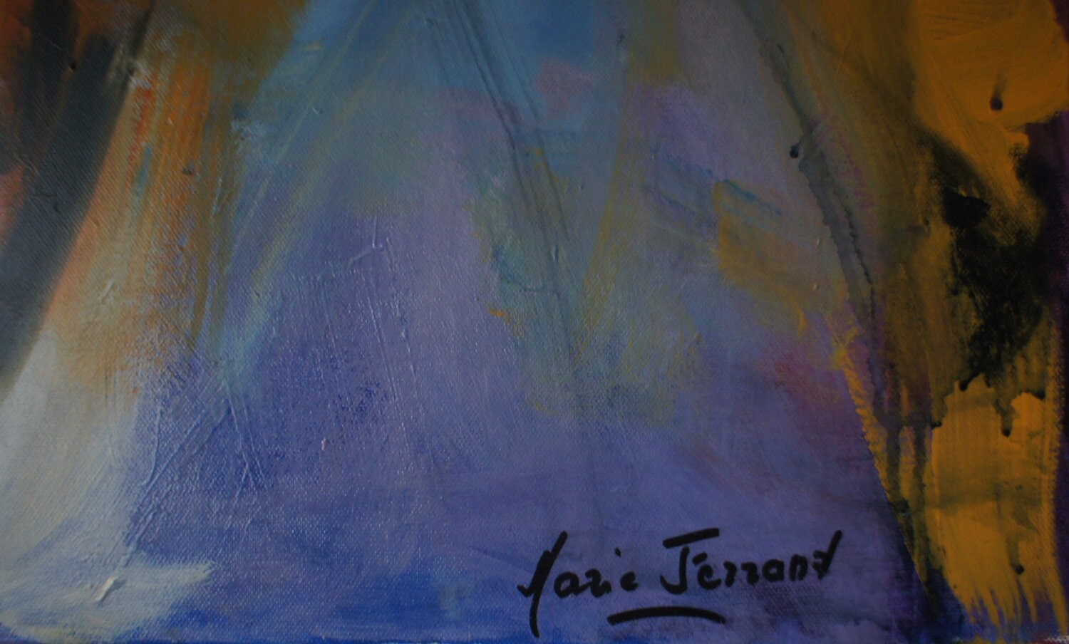 Emergence de Marie Ferrand (2022) : Peinture Acrylique, Collage sur ...