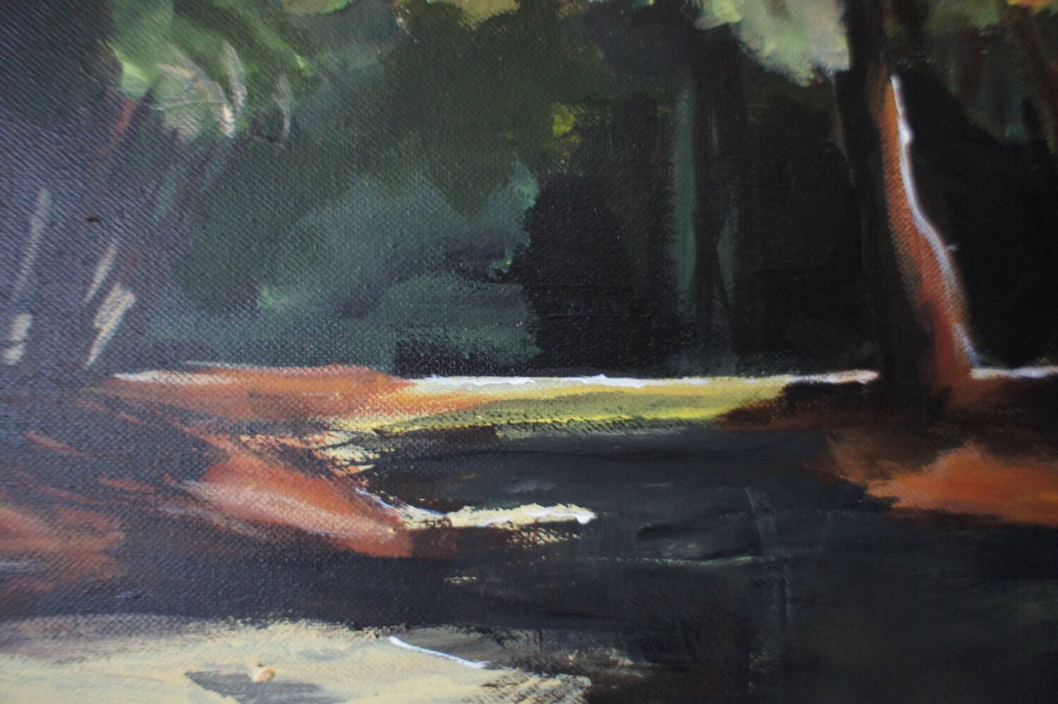 Clair obscur by Marie Ferrand (2022) : Painting Acrylic on Canvas ...