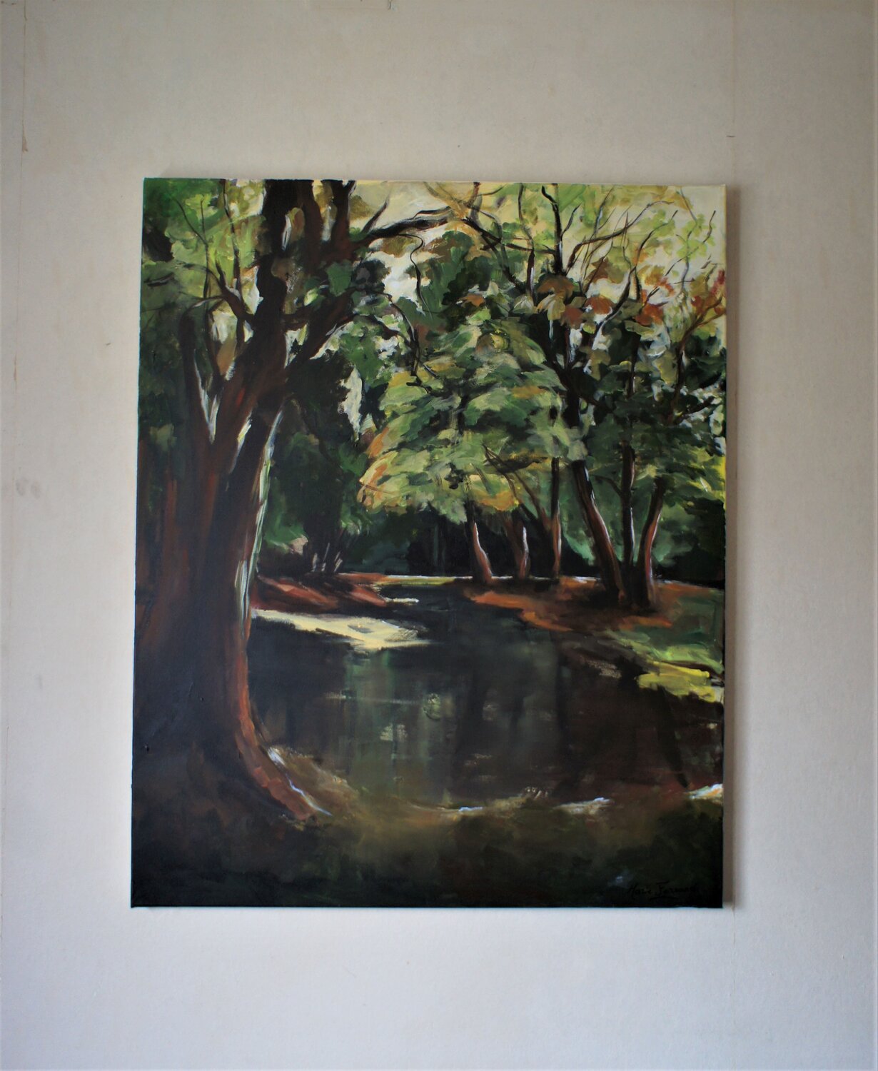 Clair obscur by Marie Ferrand (2022) : Painting Acrylic on Canvas ...