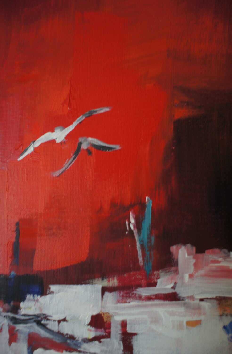 Embrasement by Marie Ferrand (2023) : Painting Acrylic on Canvas ...