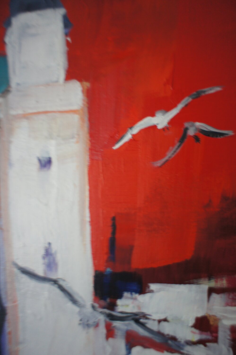 Embrasement by Marie Ferrand (2023) : Painting Acrylic on Canvas ...