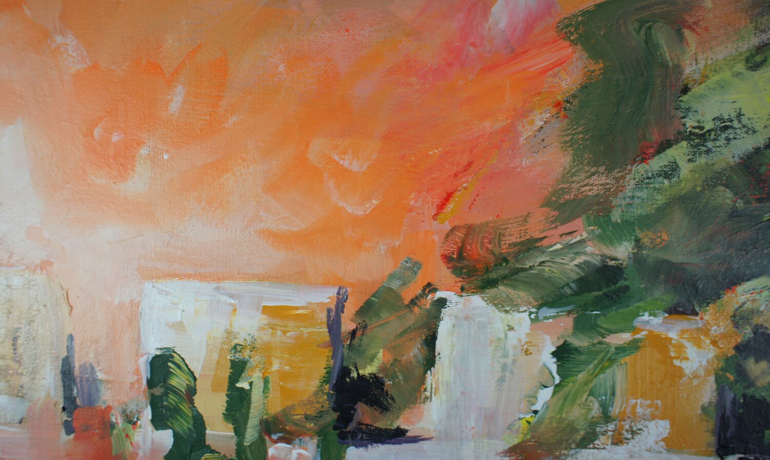 Depart ou retour by Marie Ferrand (2024) : Painting Acrylic on Canvas ...