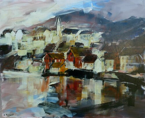 Clair obscur by Marie Ferrand (2022) : Painting Acrylic on Canvas ...