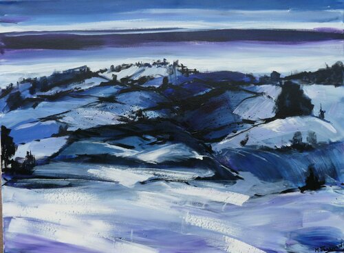 Clair obscur by Marie Ferrand (2022) : Painting Acrylic on Canvas ...