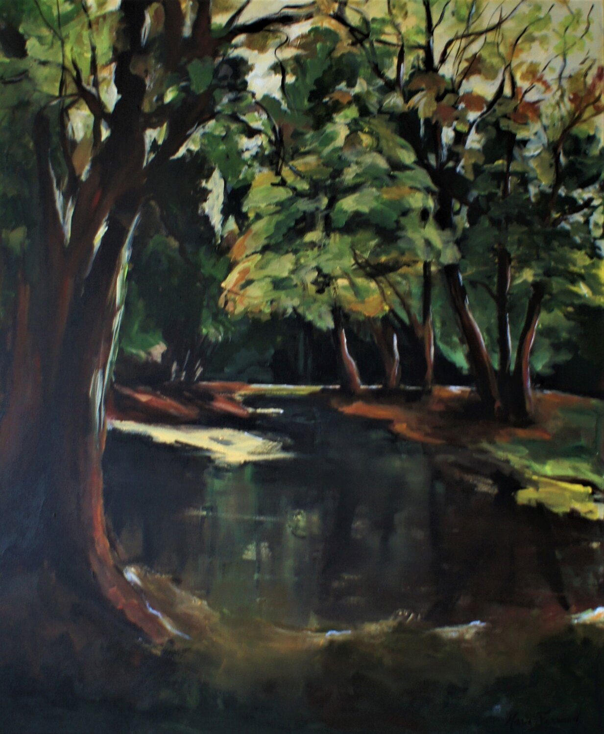 Clair obscur de Marie Ferrand (2022) : Peinture Acrylique sur Toile ...