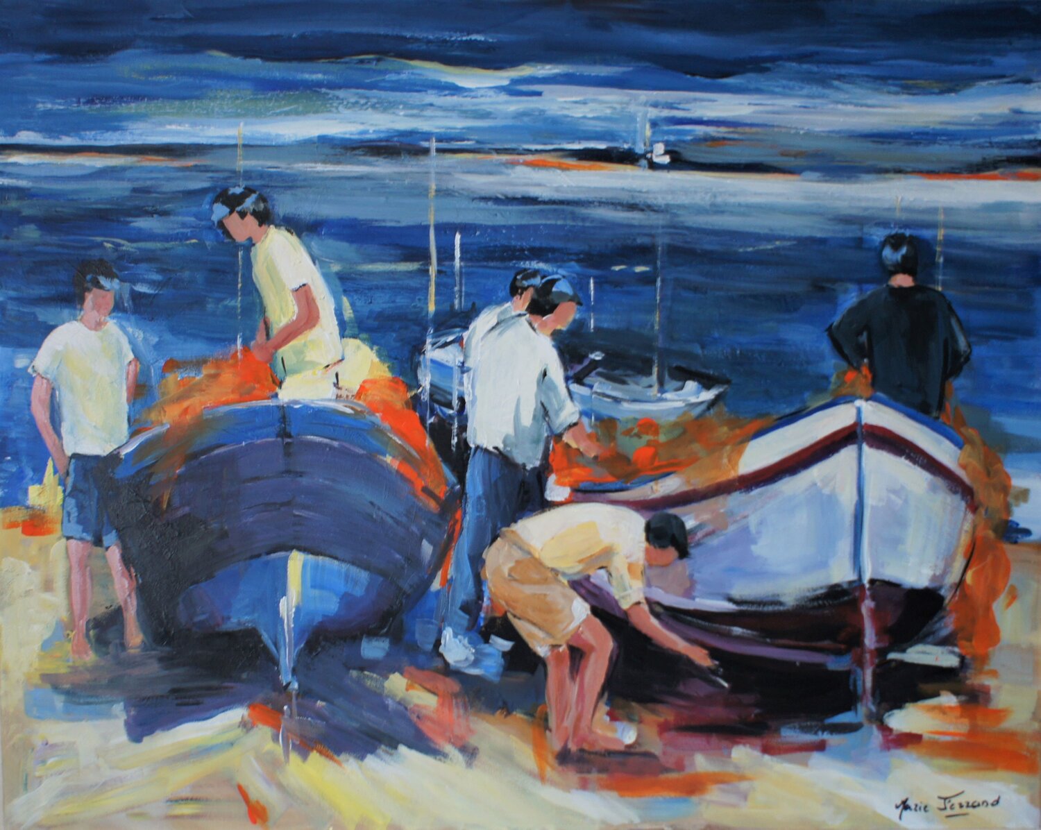 Ravaudage de Marie Ferrand (2022) : Peinture Acrylique sur Toile ...