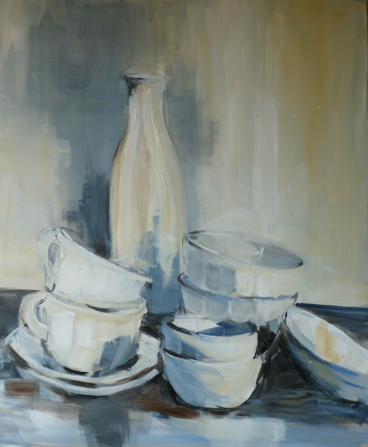 Matins sereins de Marie Ferrand (2018) : Peinture Acrylique sur Toile ...