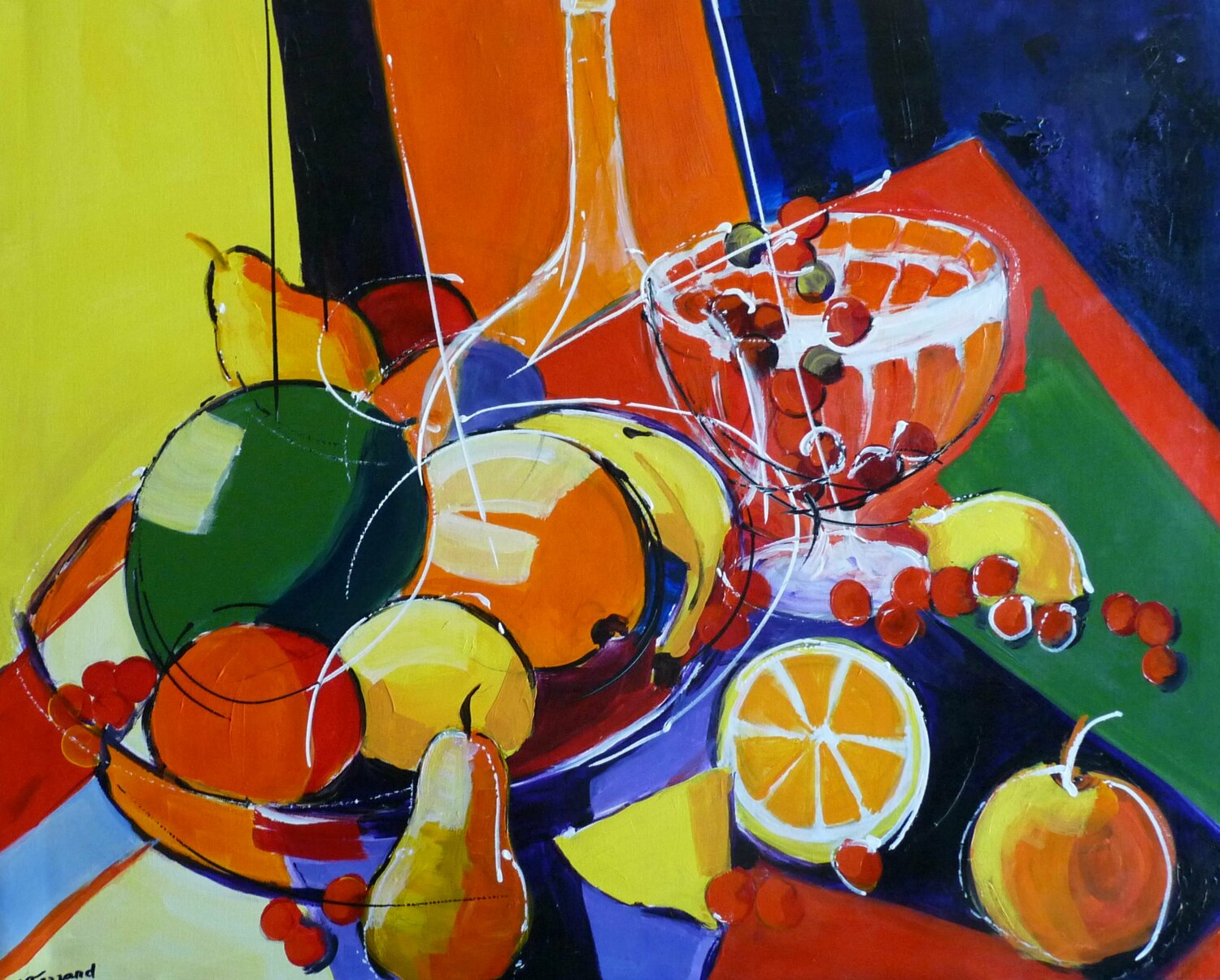 La mangue by Marie Ferrand (2014) : Painting Acrylic on Canvas - Singulart