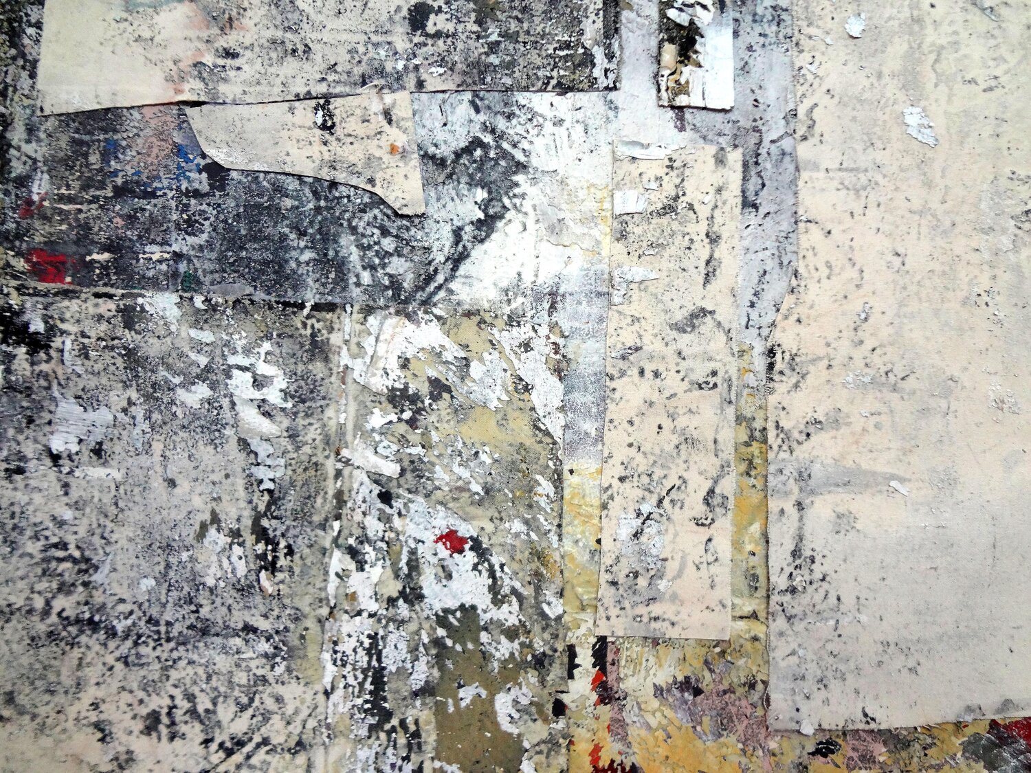 Slanted Landmarks by Matthew Dibble (2023) : Painting Collage on Canvas ...