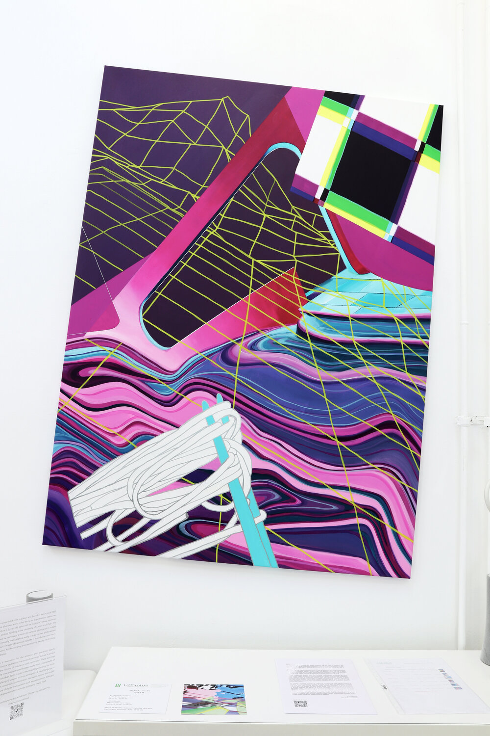 The night shift von Joana Lucas (2023): Malerei Acryl auf Leinwand ...