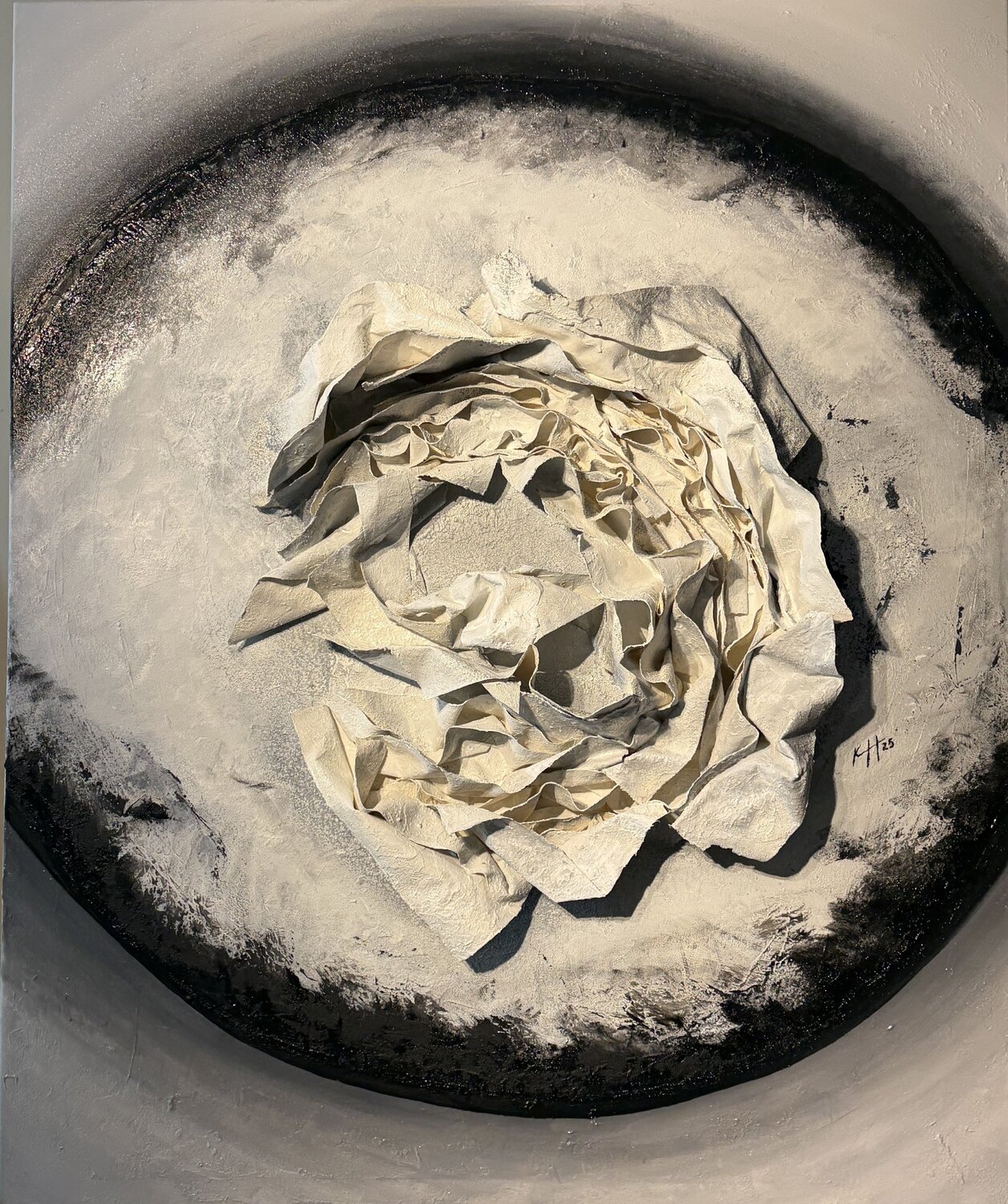 Super Moon de Karina Yacoubian (2025): Pintura Acrílico, Óleo en Lienzo ...