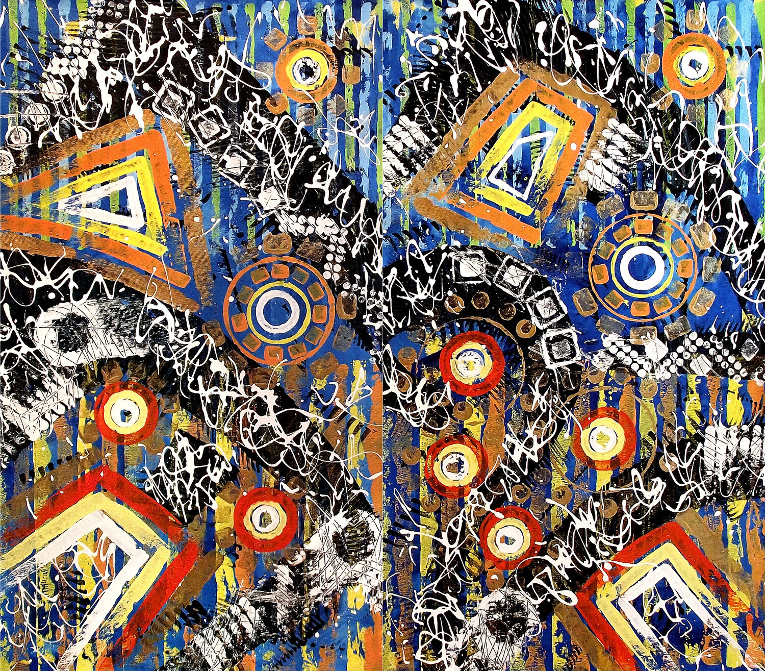 Elaborazione Spazio-Temporale: Struttura 06042023 (2190) [diptych] by ...