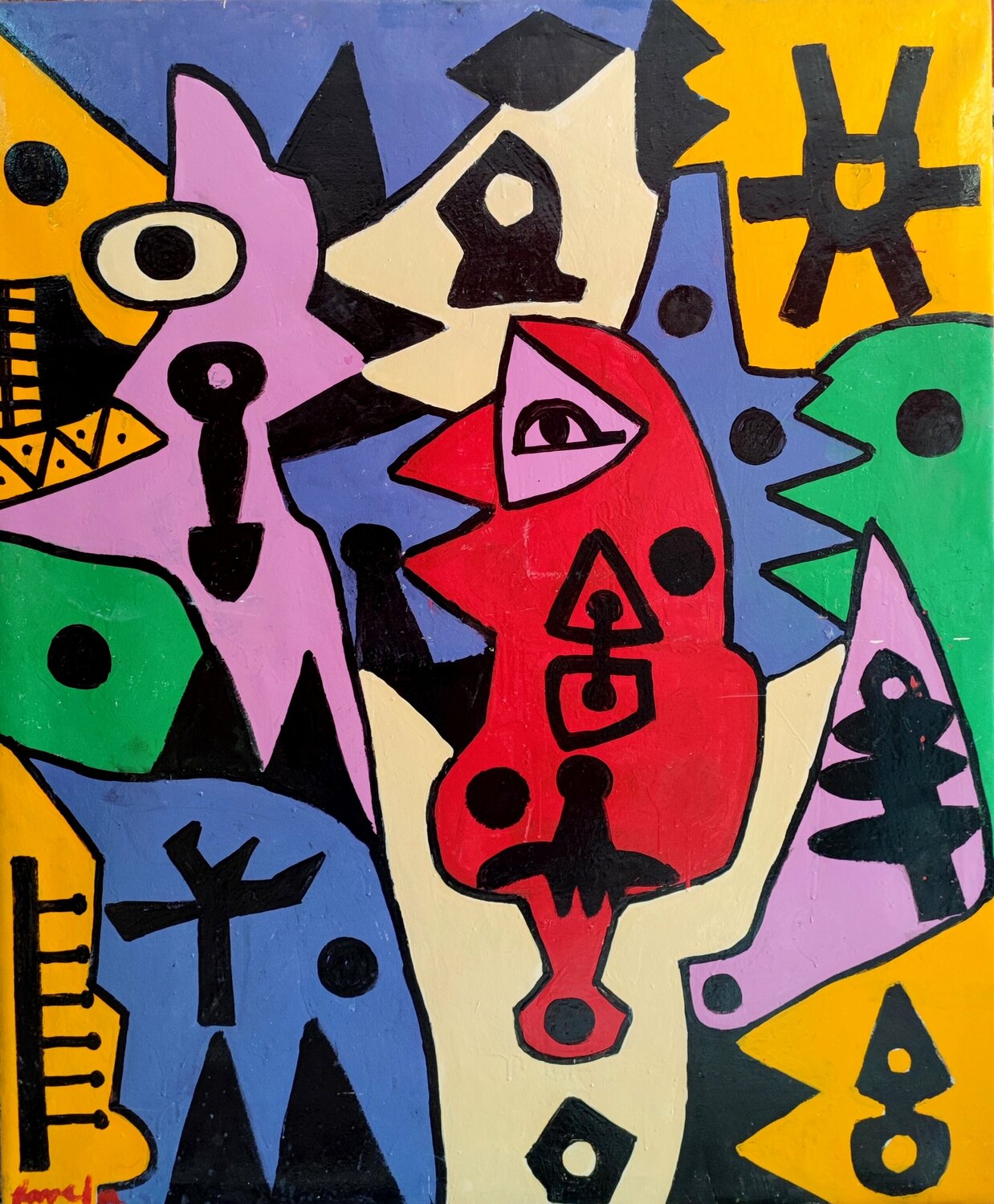 The Big Parade by Juan Varela (2019) : Painting Lacquer on Canvas ...