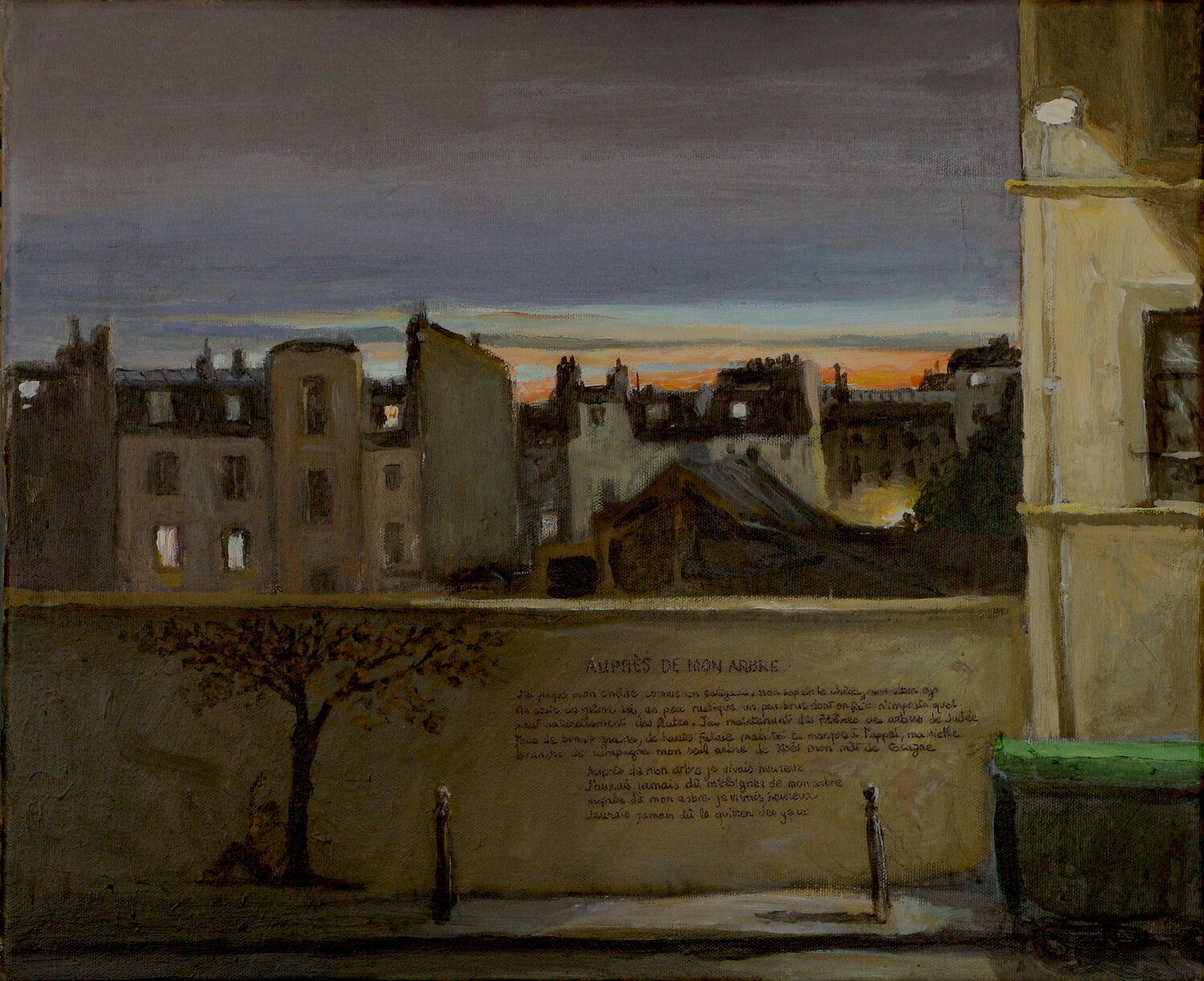 Auprès de mon arbre de Bertrand Girard (2021) : Peinture Acrylique sur ...