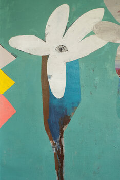 The Three Flowers II by Glib Franko (2024) : Painting Oil on Canvas ...