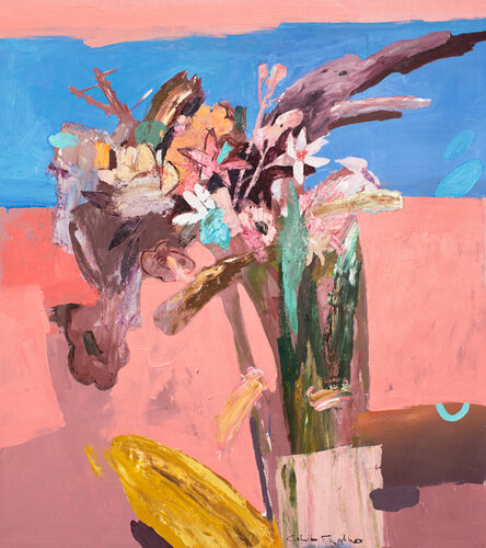 The Three Flowers II by Glib Franko (2024) : Painting Oil on Canvas ...